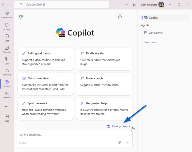 Using the Copilot Prompt Gallery – EdineOlijve.nl